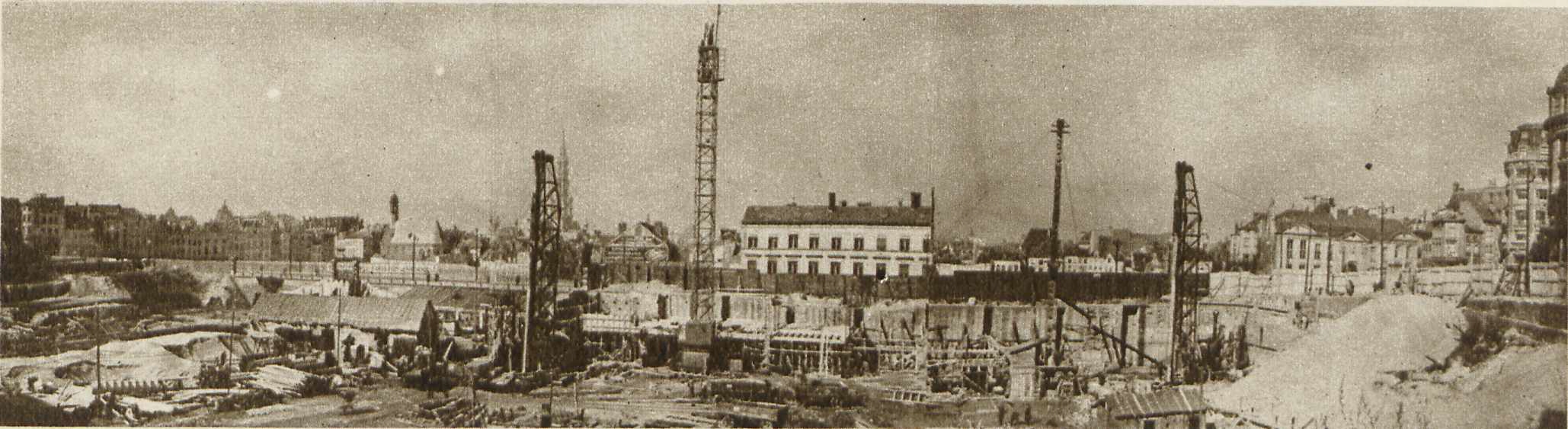 Vue d'ensemble du chantier (Shell Building)